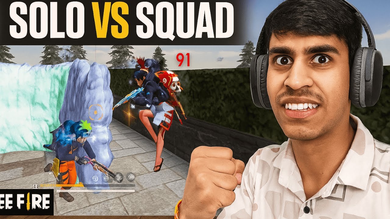 SOLO VS SQUAD GOD LEVEL RUSH! 27 KILLS M4A1 + UMP GAMEPLAY | GARENA ...
