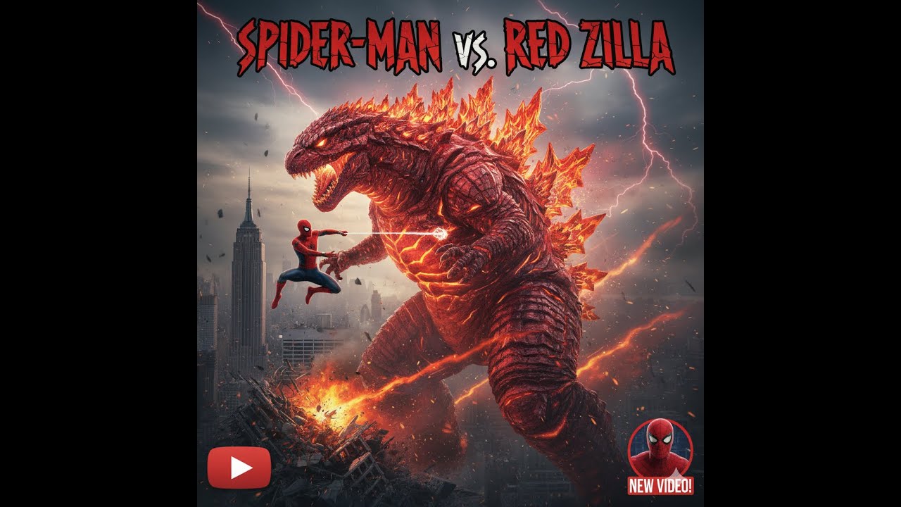 "SPIDER-MAN vs RED ZILLA ⚡ Epic Battle for the City!" GTA5 - YouTube