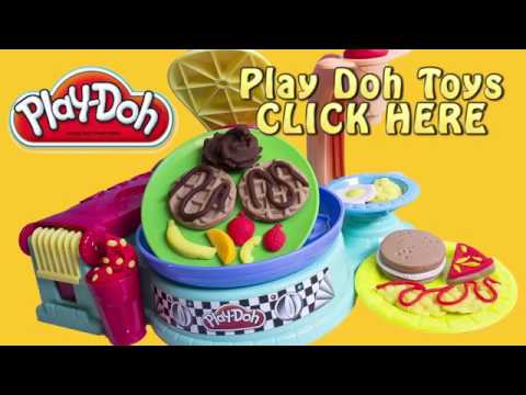 Play Doh Flip N Serve Breakfast Waffles Pancakes Bacon Smoothies Play ...
