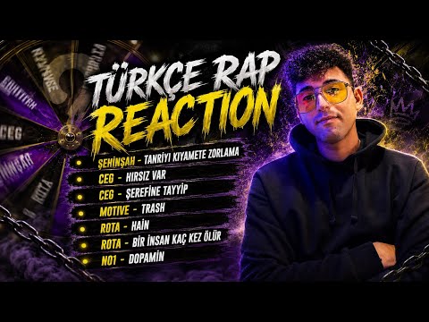 TÜRKÇE RAP REACTION | MOTİVE / ROTA / CEG - JAGGED / ŞEHİNŞAH / NO1