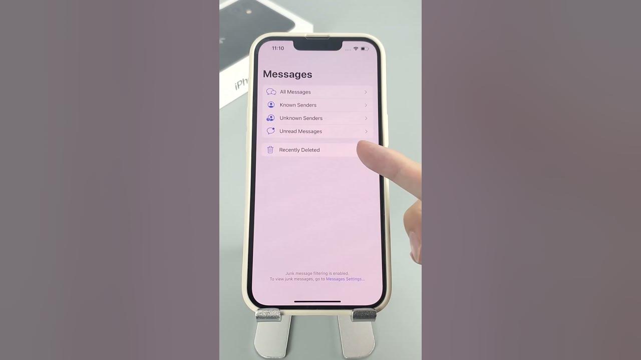 iOS 16: Recover Deleted #iMessages on iPhone #apple #ios #iphone #ios 16 #Shorts - YouTube