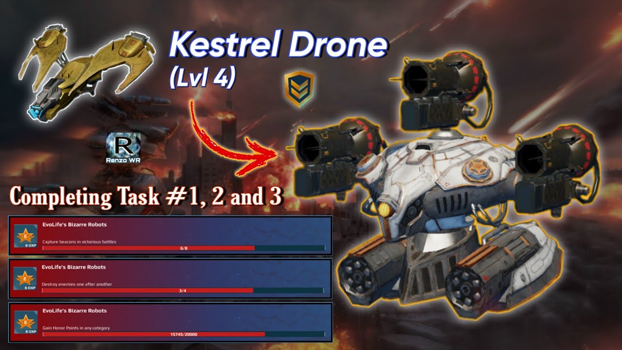 Demeter - Taran + Kestrel Drone | Task #1, 2 and 3 - Event: Evolife's ...
