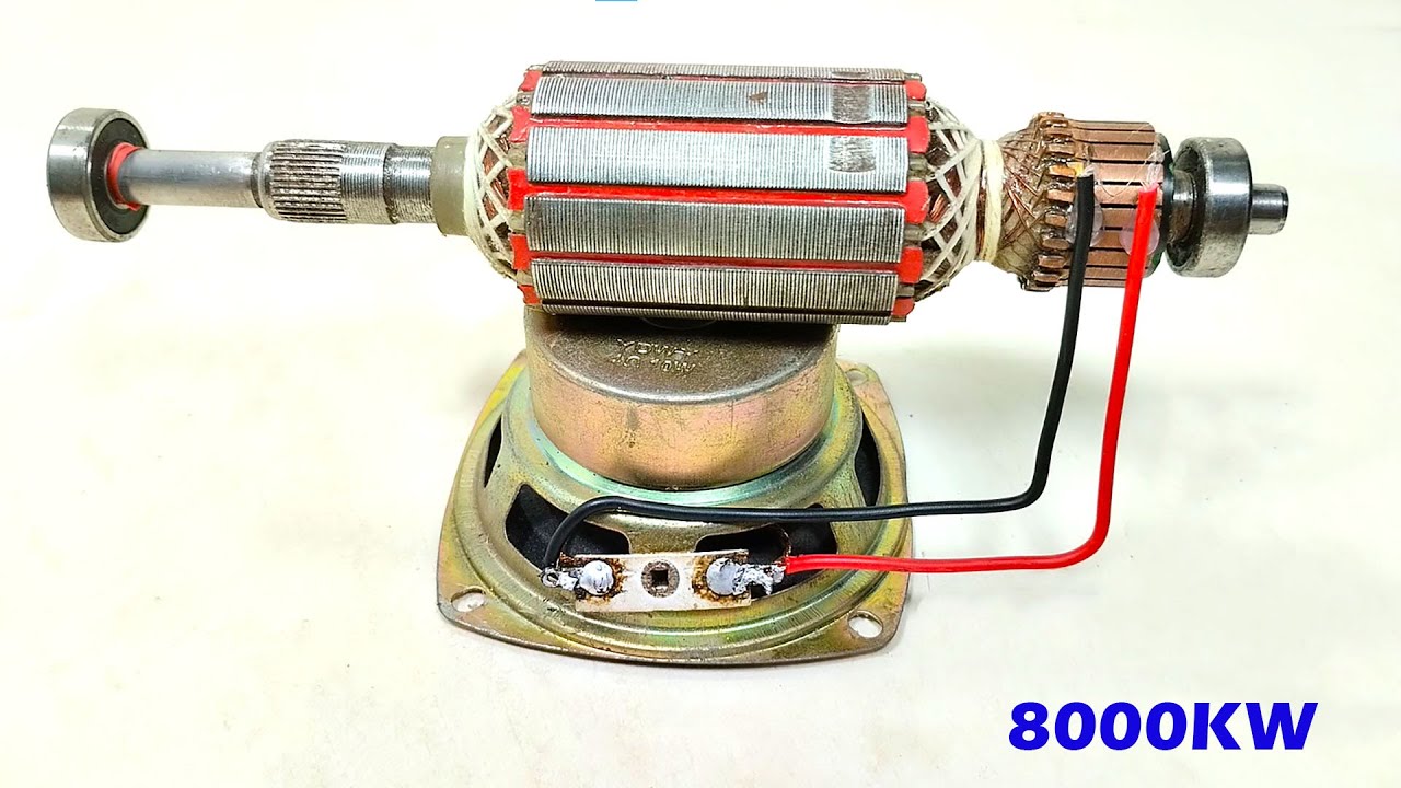 Rotor Armature Free Energy Generator 230V 8000KW Electricity Use ...