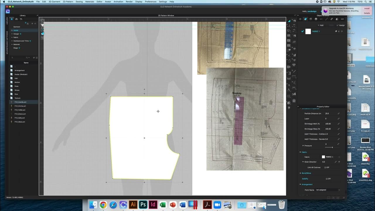 How to Name Pattern Pieces in CLO3D - YouTube