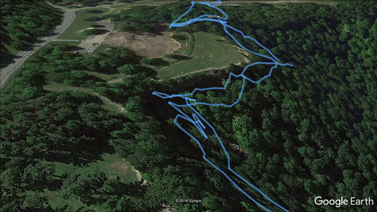 Indian Ladder Trail (Voorheesville, NY) - hike flyover - YouTube