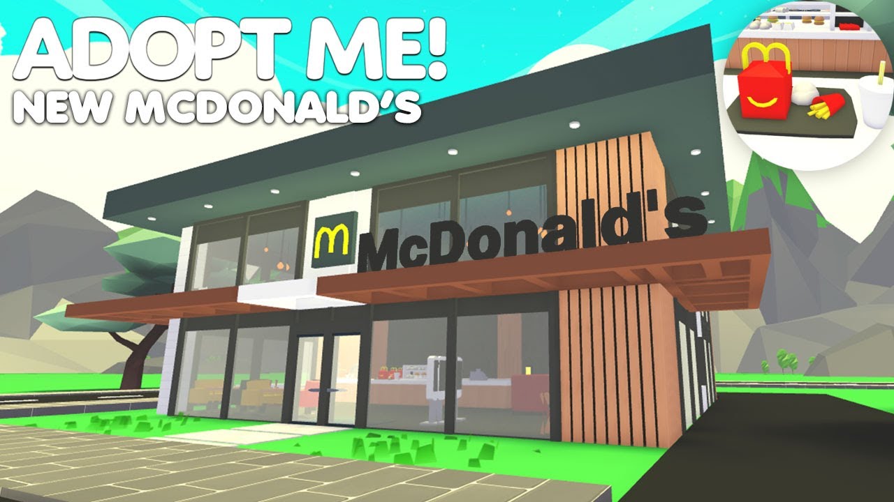 NEW MCDONALD'S Tour & Speed build in Adopt me! #roblox #adoptme #restaurant MODERN & REALISTIC ...