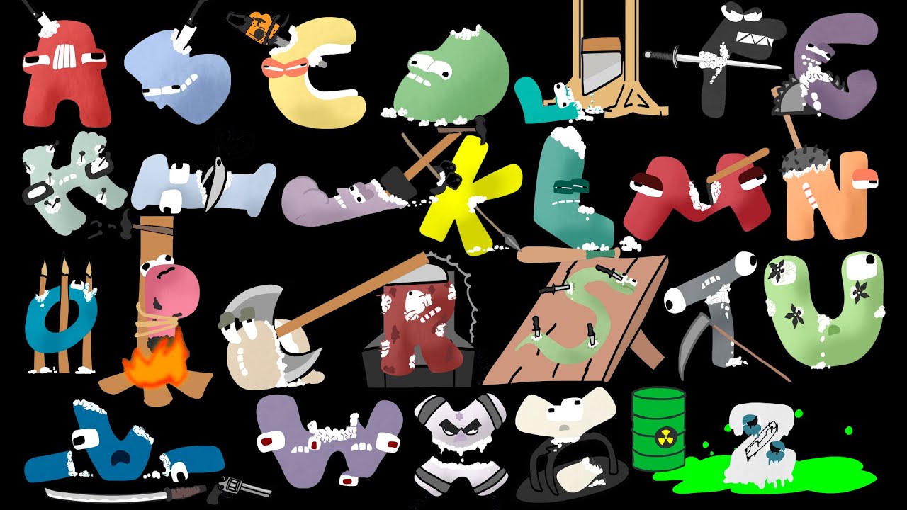 Alphabet Reverse toy (All Letter..) BUT THEY DEAD - YouTube
