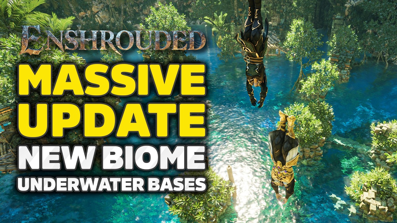 Enshrouded Update - Wake of the Water Update | New Biome, Underwater ...