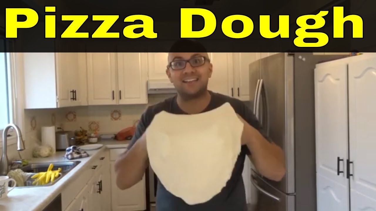 How To Hand Toss Pizza Dough-Stretching Pizza Dough Tutorial - YouTube
