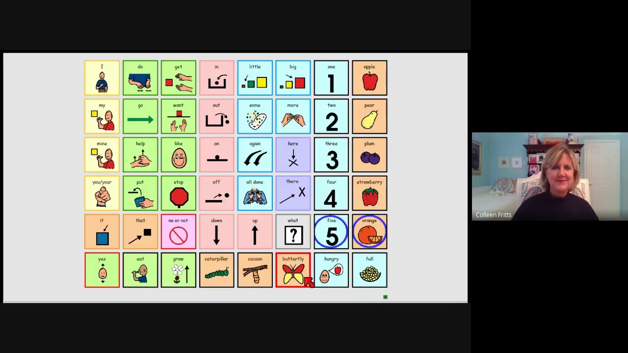 AAC Storytime: The Very Hungry Caterpillar - YouTube