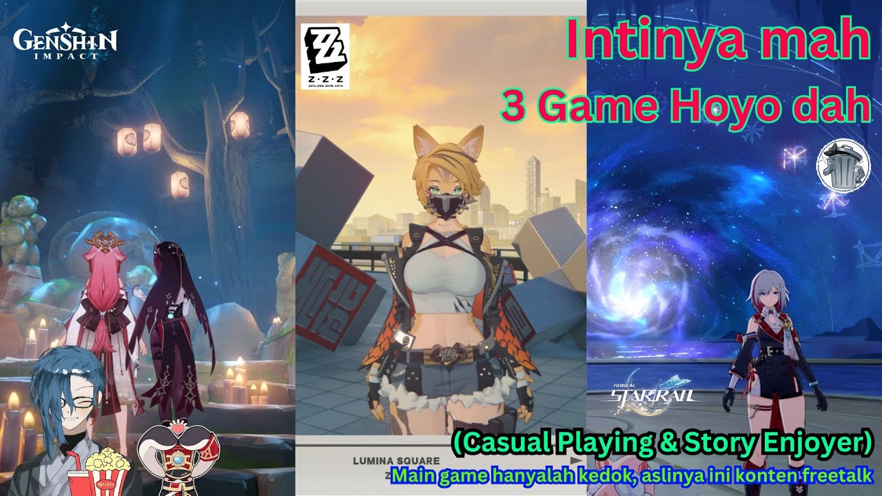 [3 HoyoGames] Intinya daily 3 games Hoyo - YouTube