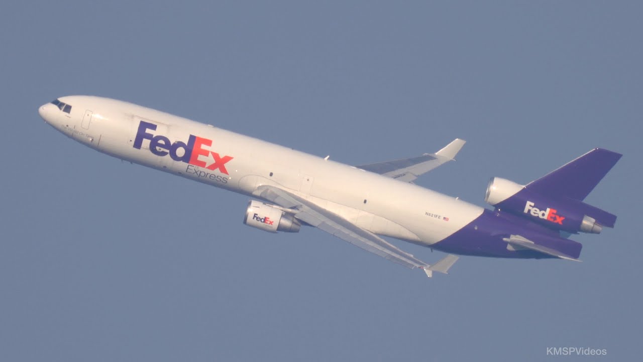 Early Morning Cargo Action at MSP/KMSP - UPS, FedEx, Bemidji Aviation ...