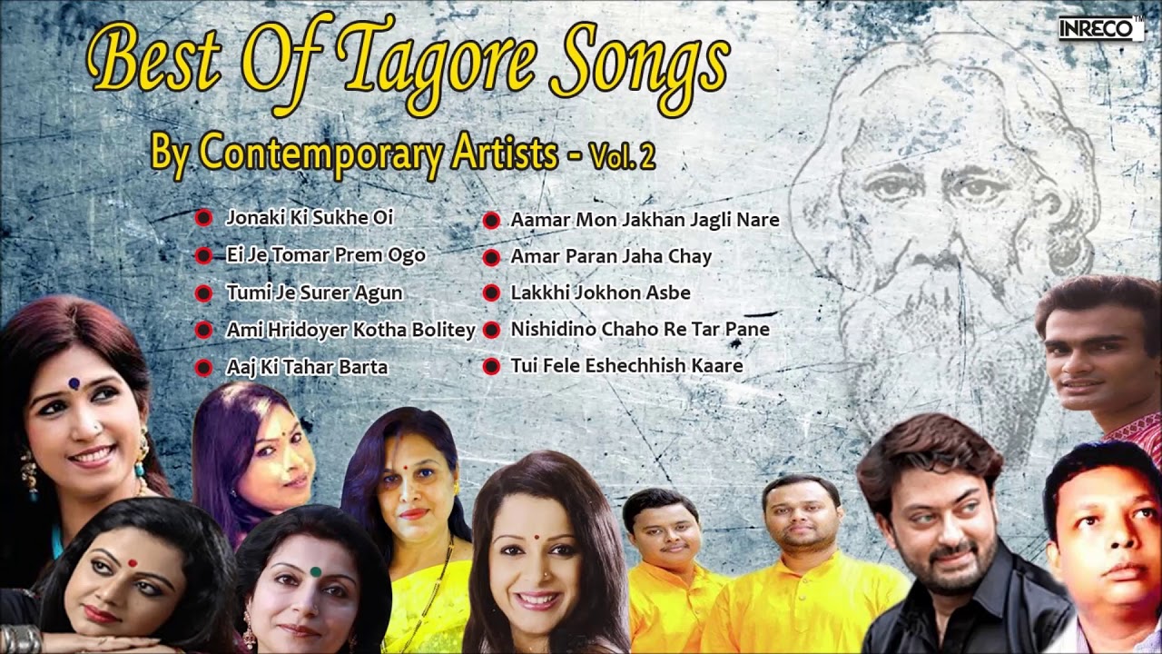 Top 10 Tagore Songs | Rabindra Sangeet | Saheb Chatterjee | Shreya ...