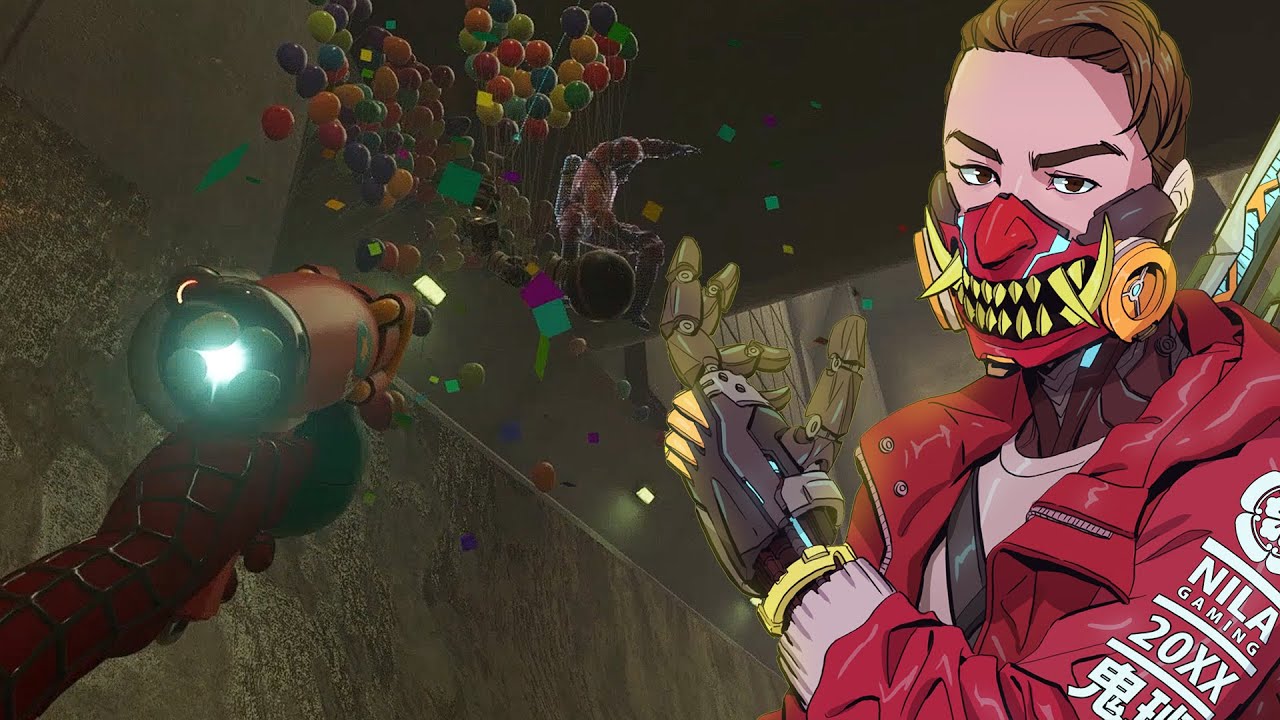 Having Fun with Developer Weapons + Spiderman Mod in Bonelab VR - YouTube