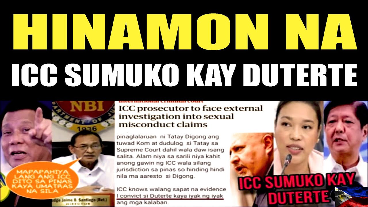 KAKAPASOK LANG! ICC SUMUKO KAY DUTERTE NATAKOT? KAMARA NAGULANTANG ...