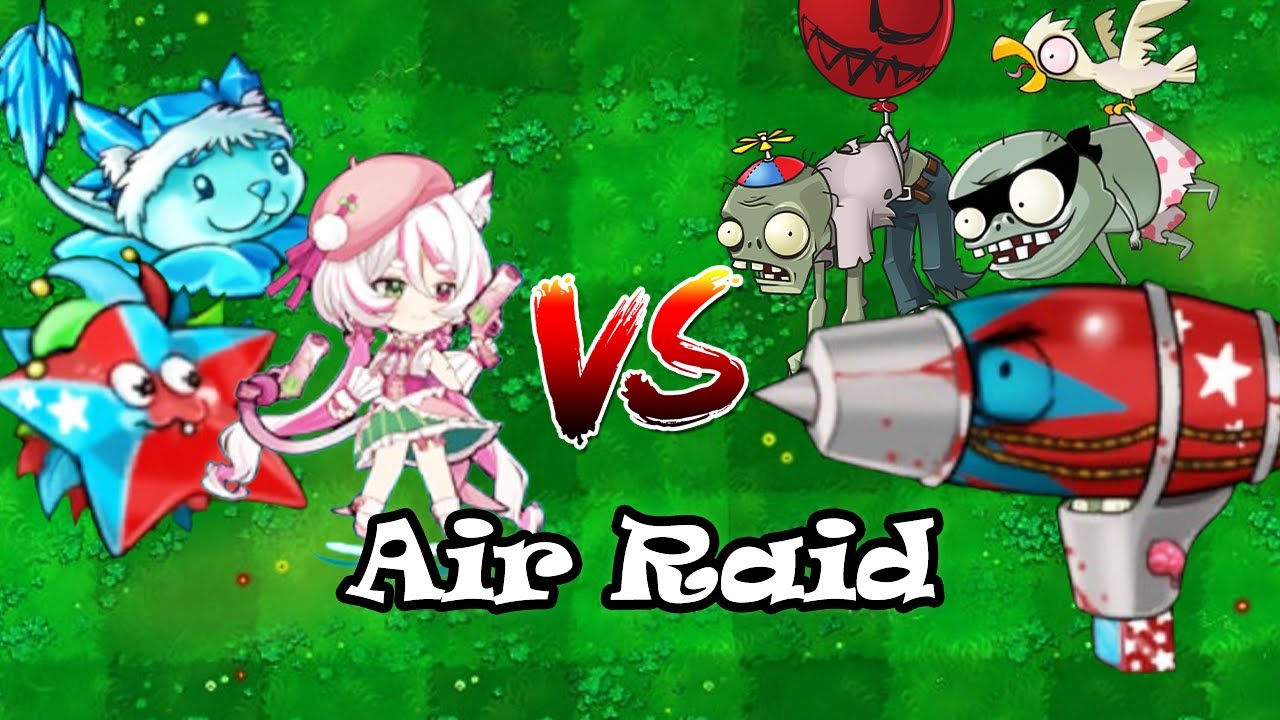 PVZ Plants vs Zombies Fusion 2.1.6 - Challenge Air Raid | Gameplay ...