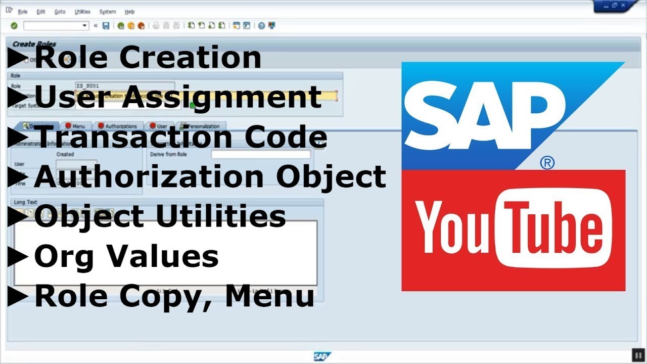 SAP Role Creation Pfcg Hindi How To Create Role In Sap How To Add Object In Role Creation SAP Role Creation Pfcg Hindi How To Create Role In Sap How To Add Object In Role Creation