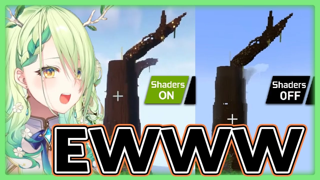 FAUNA Tries To See Her Giant Tree Without Shaders【Hololive Clip / Eng ...