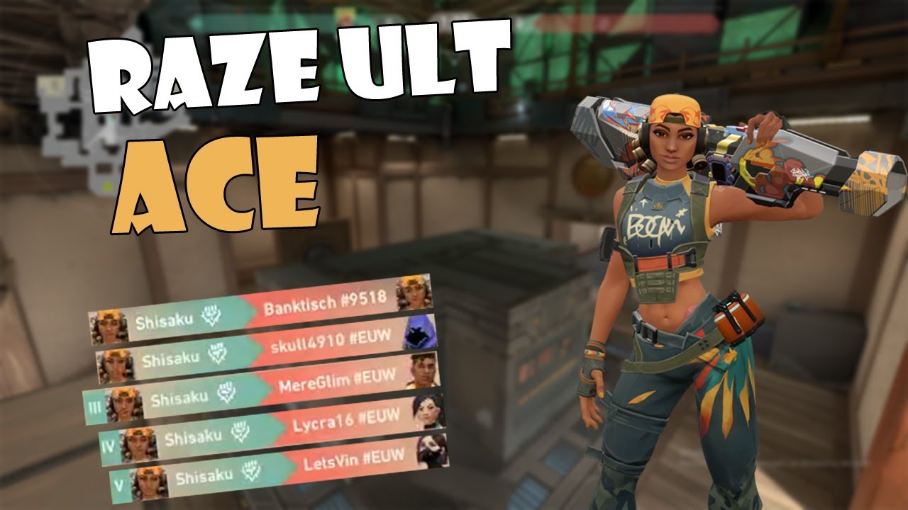 Raze Ult ACE - Stream Highlights #1 - YouTube