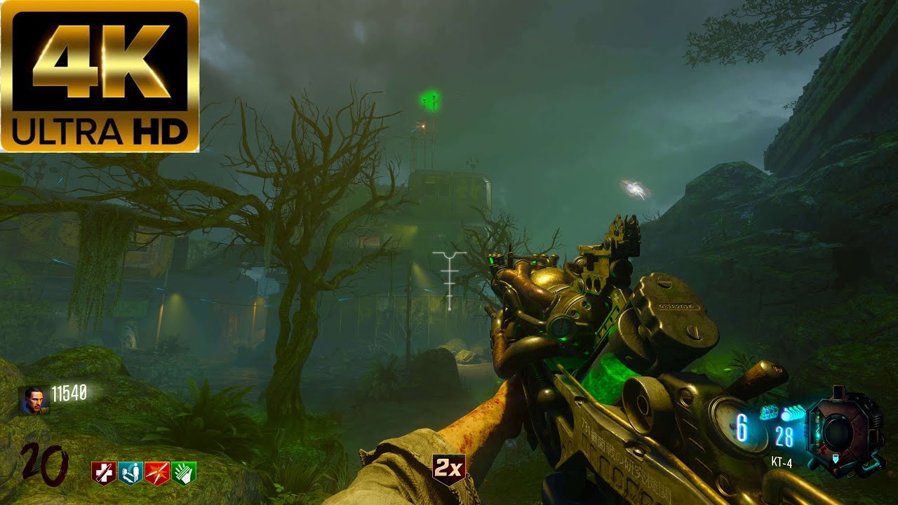 BLACK OPS 3 ZOMBIES: ZETSUBOU NO SHIMA GAMEPLAY 4K! (NO COMMENTARY ...