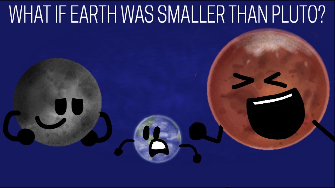 What If Earth was Smaller than Pluto? Super Funny Planetary Animation ...