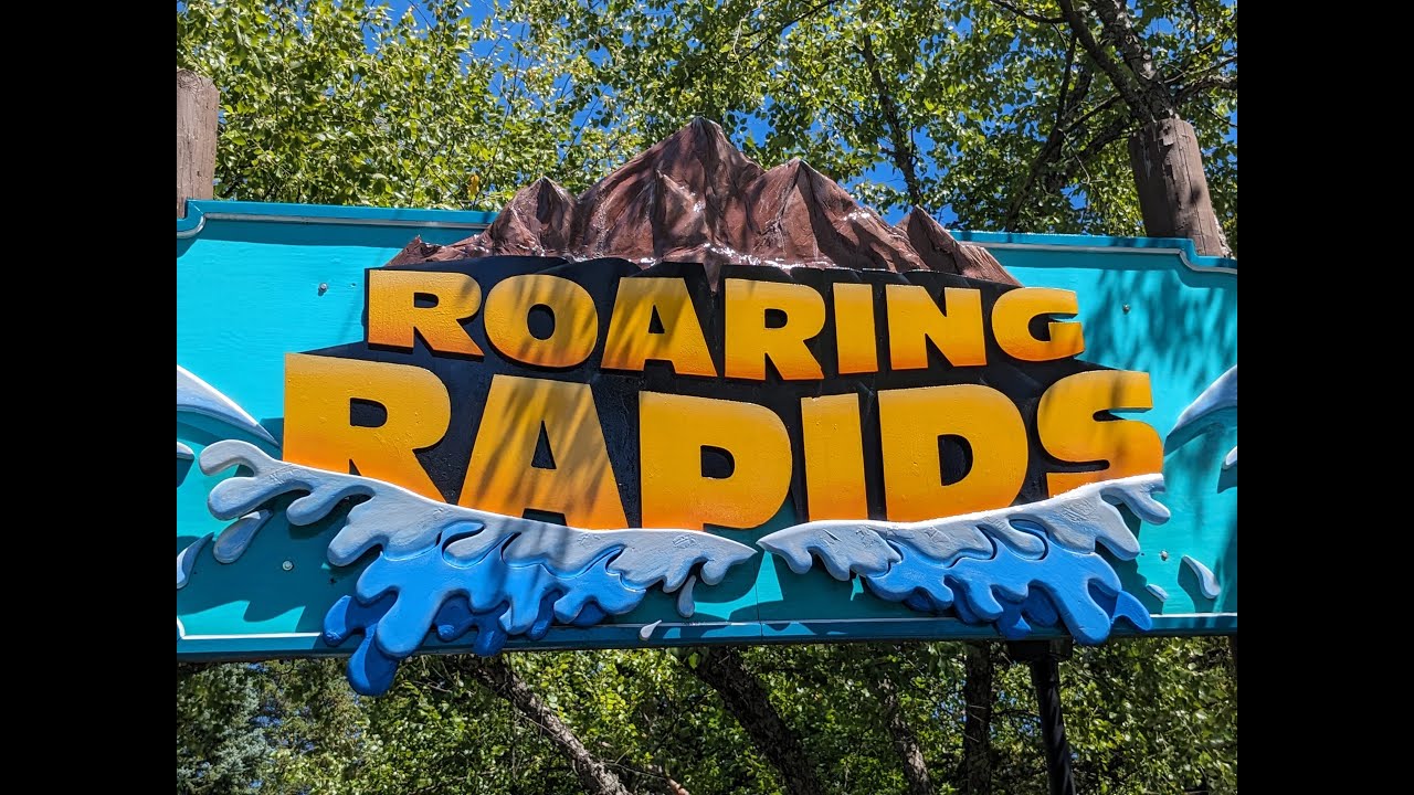 Six Flags Great America Roaring Rapids - YouTube