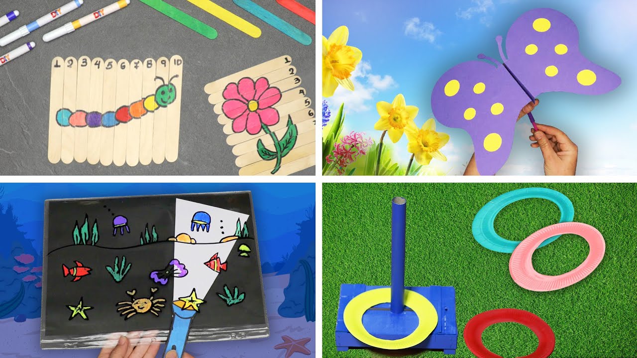 Fun Kids Games Crafts! | DIY Labs - YouTube
