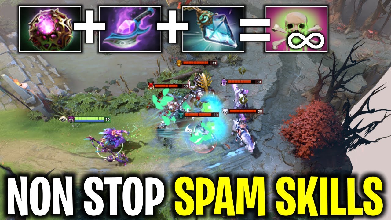 NON STOP SPAM SKILLS -68%CD REDUCTION DAZZLE POISON TOUCH NO COOLDOWN ...