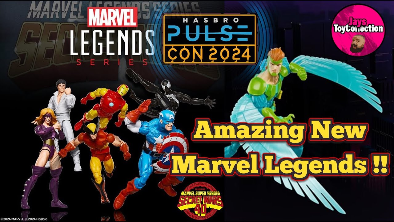 Hasbro Pulsecon 2024 Marvel Legends Secret Wars Wave Reactions - YouTube