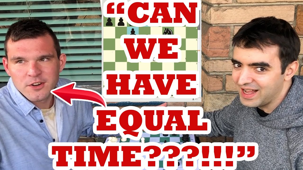 Russian Hustler Does NOT Want Time Odds vs IM Eric Rosen! Red Iron Ivan ...