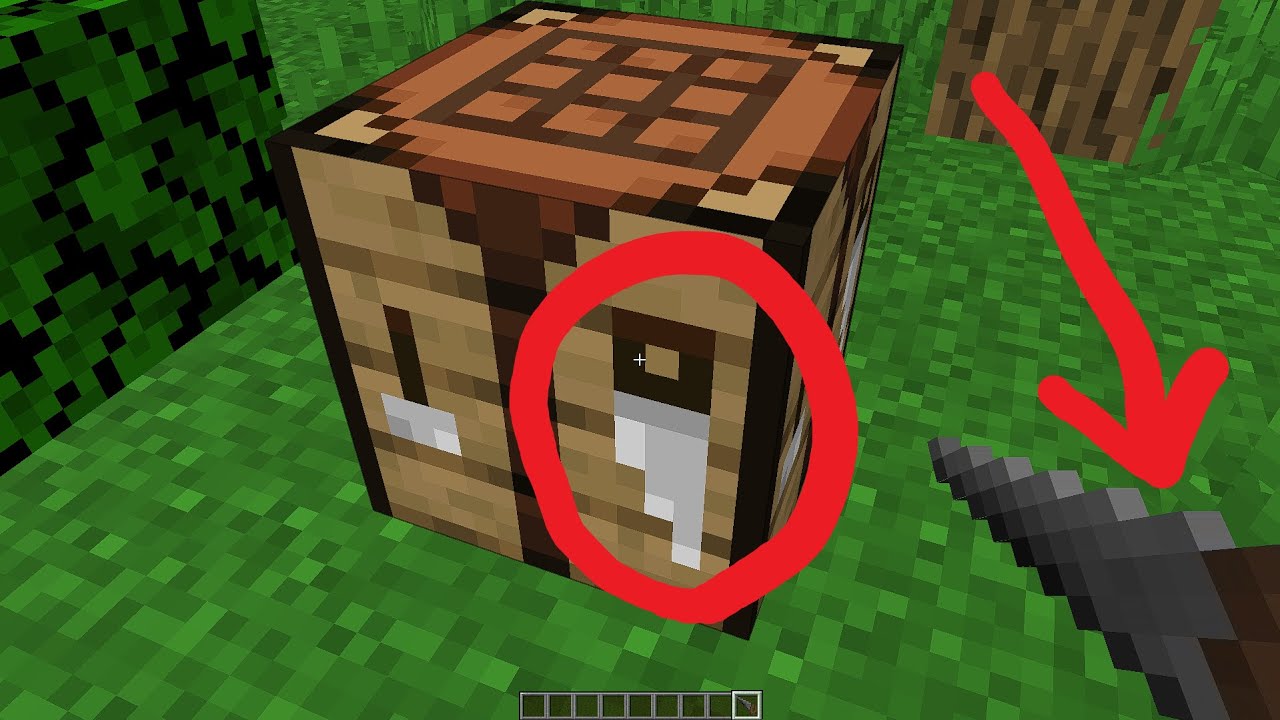 what if u take this saw from a crfting table? - YouTube