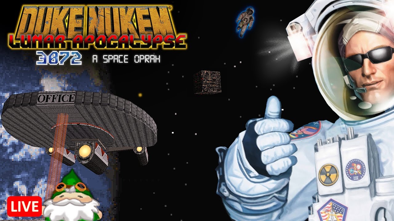 DUKE NUKEM 3D USER MAP (#22): Lunar Apocalypse 3072 - YouTube