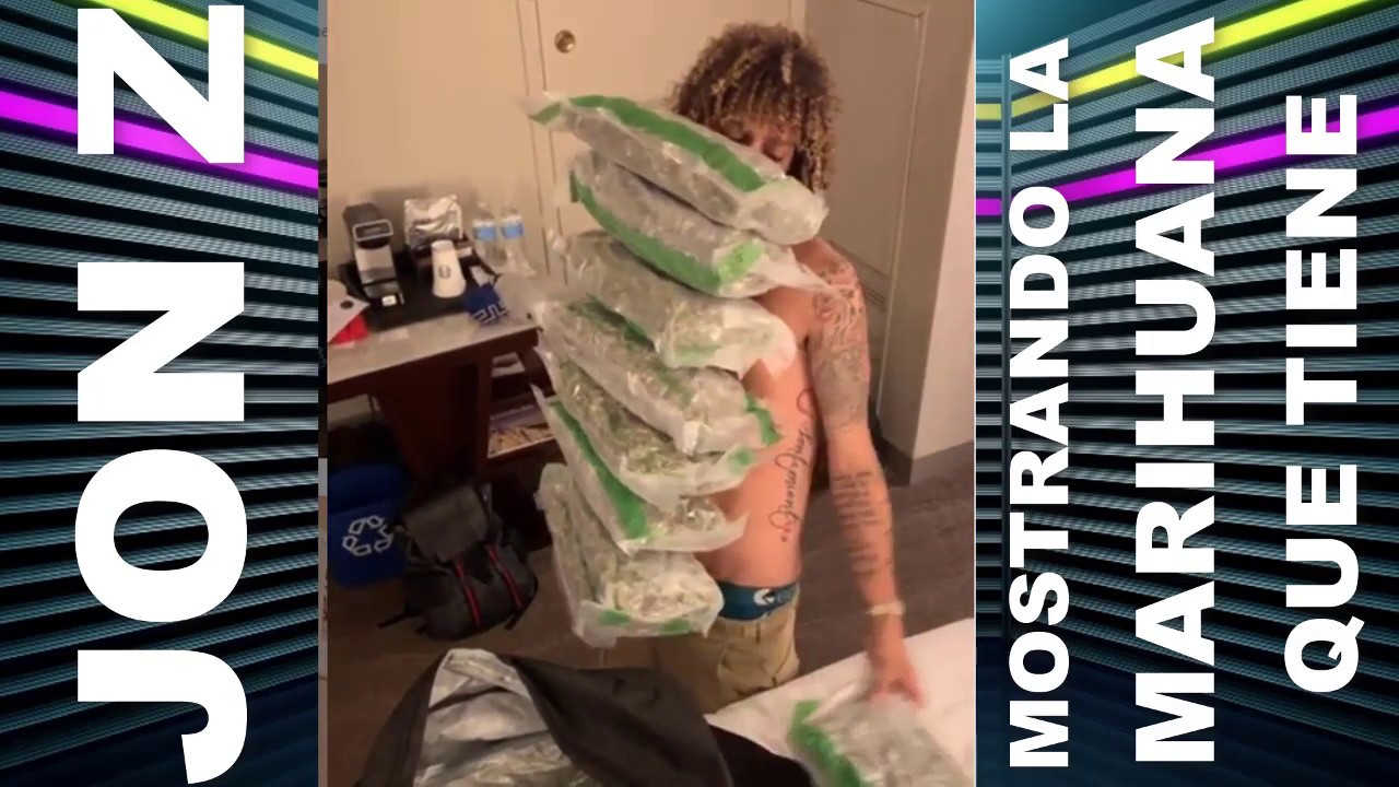 JON Z MOSTRANDO LA MARIHUANA QUE TIENE 2019 - YouTube