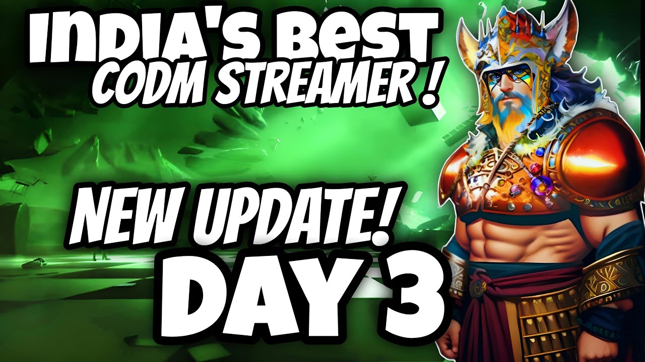 India's Best CODM Streamer is Live with Update Day 3!!! - YouTube