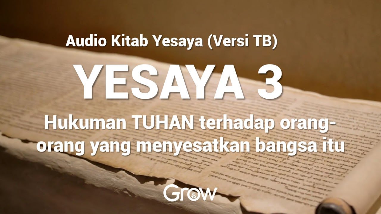 Yesaya 3 (Audio bacaan Alkitab) - YouTube