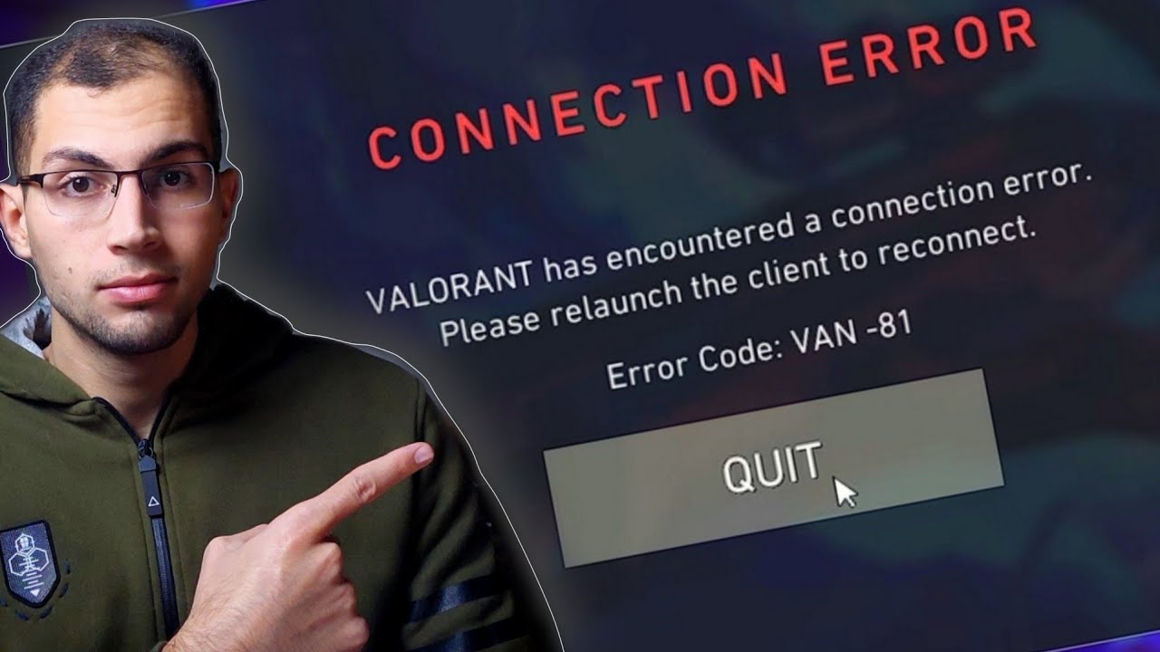Fix Valorant Connection Error In 1 Minute Error Code:VAN _81 - YouTube