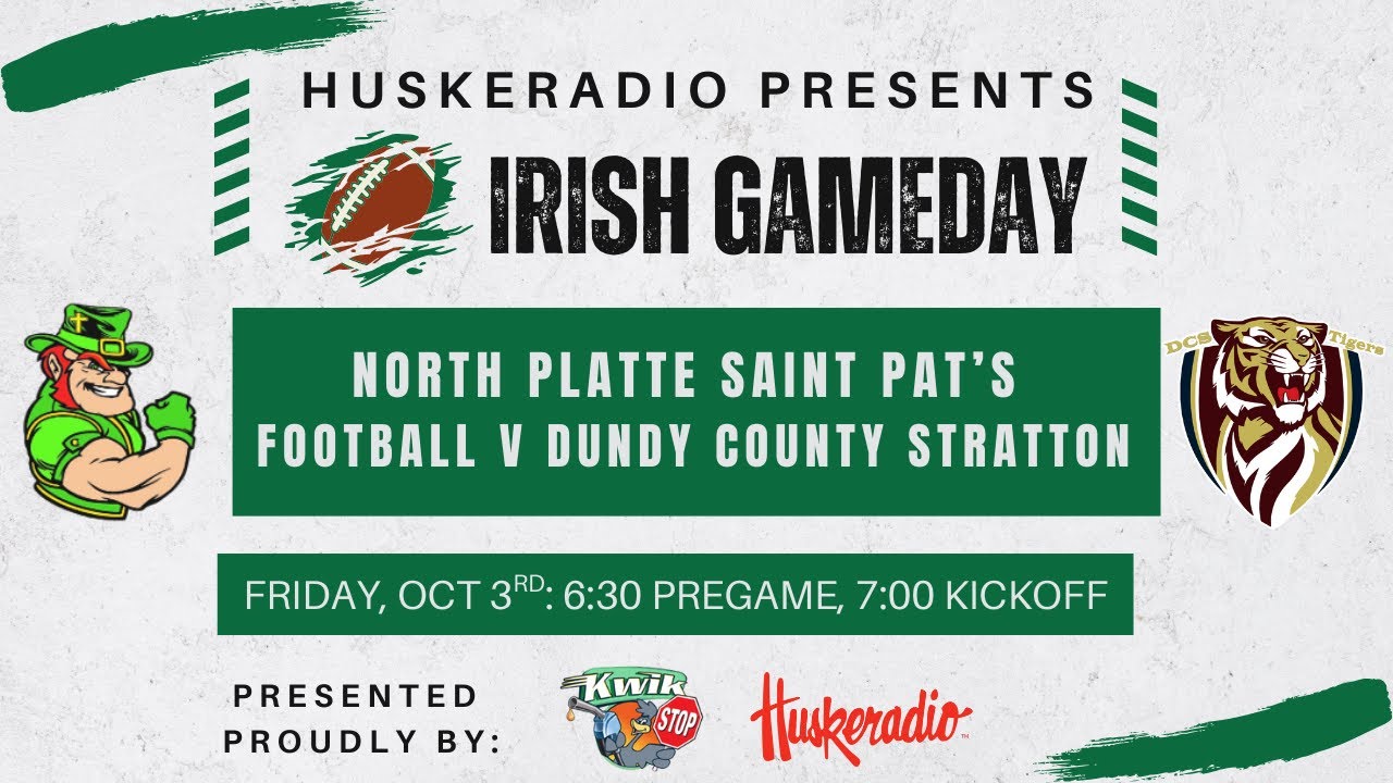 10-3-25 NP St. Pat's Football v Dundy County Stratton - YouTube