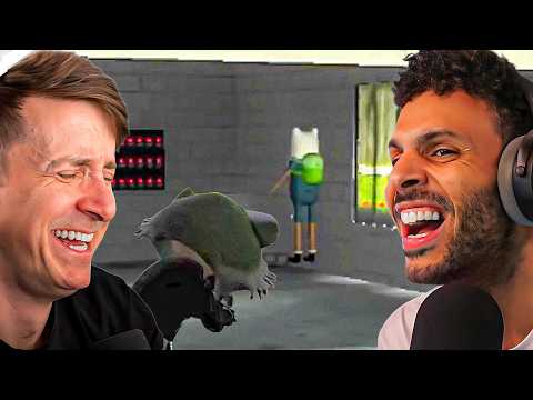 REACTING TO THE BEST VANOSS CREW GETTING STUCK ON GMOD