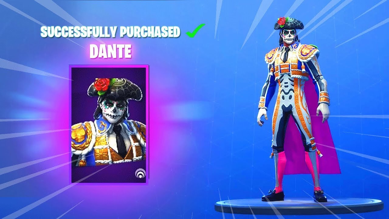 Dante skin, Fortnite gameplay (7 KILLS!) - YouTube