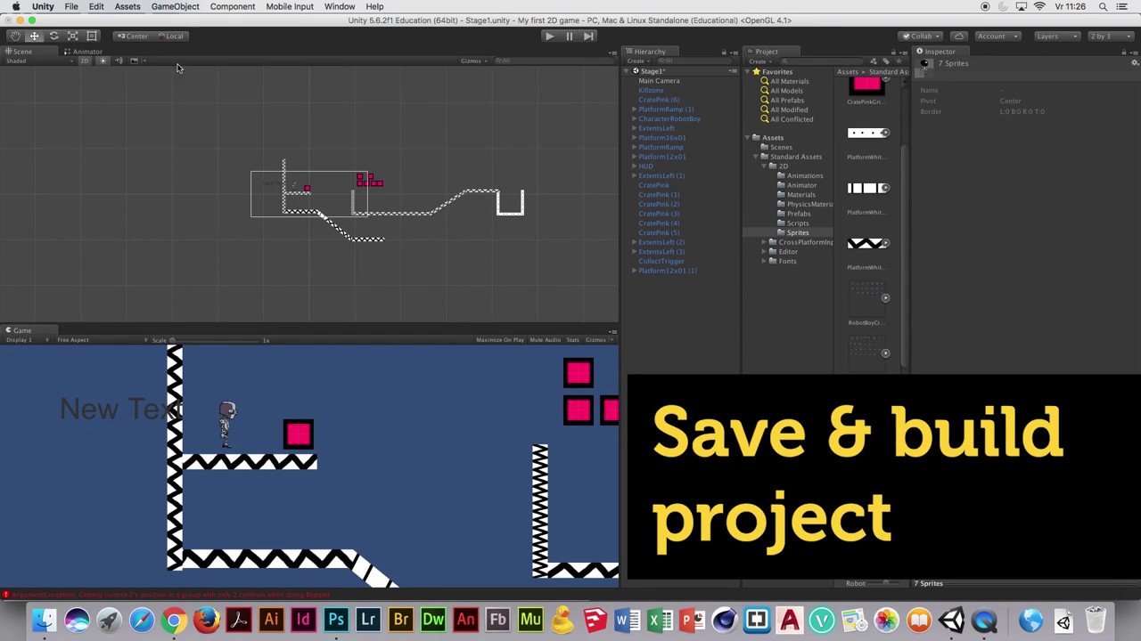 04. Save & build project - YouTube