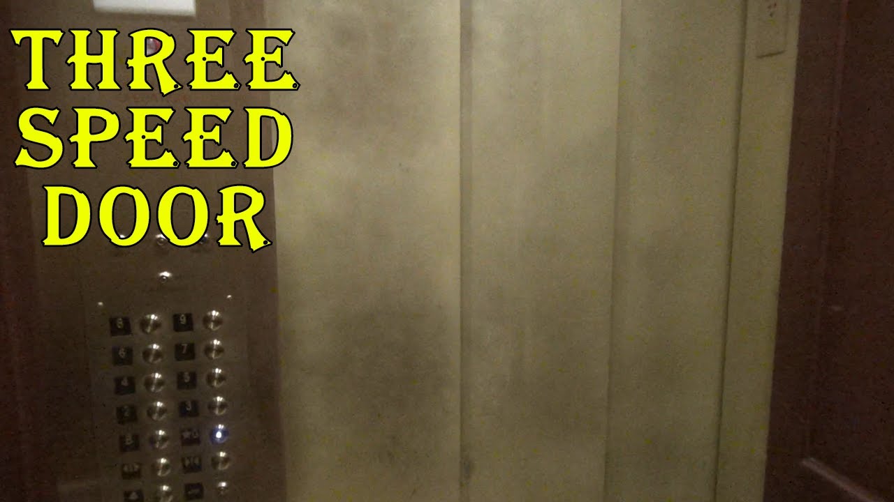 Restricted American Traction Elevator with a 3 Speed Door - YouTube