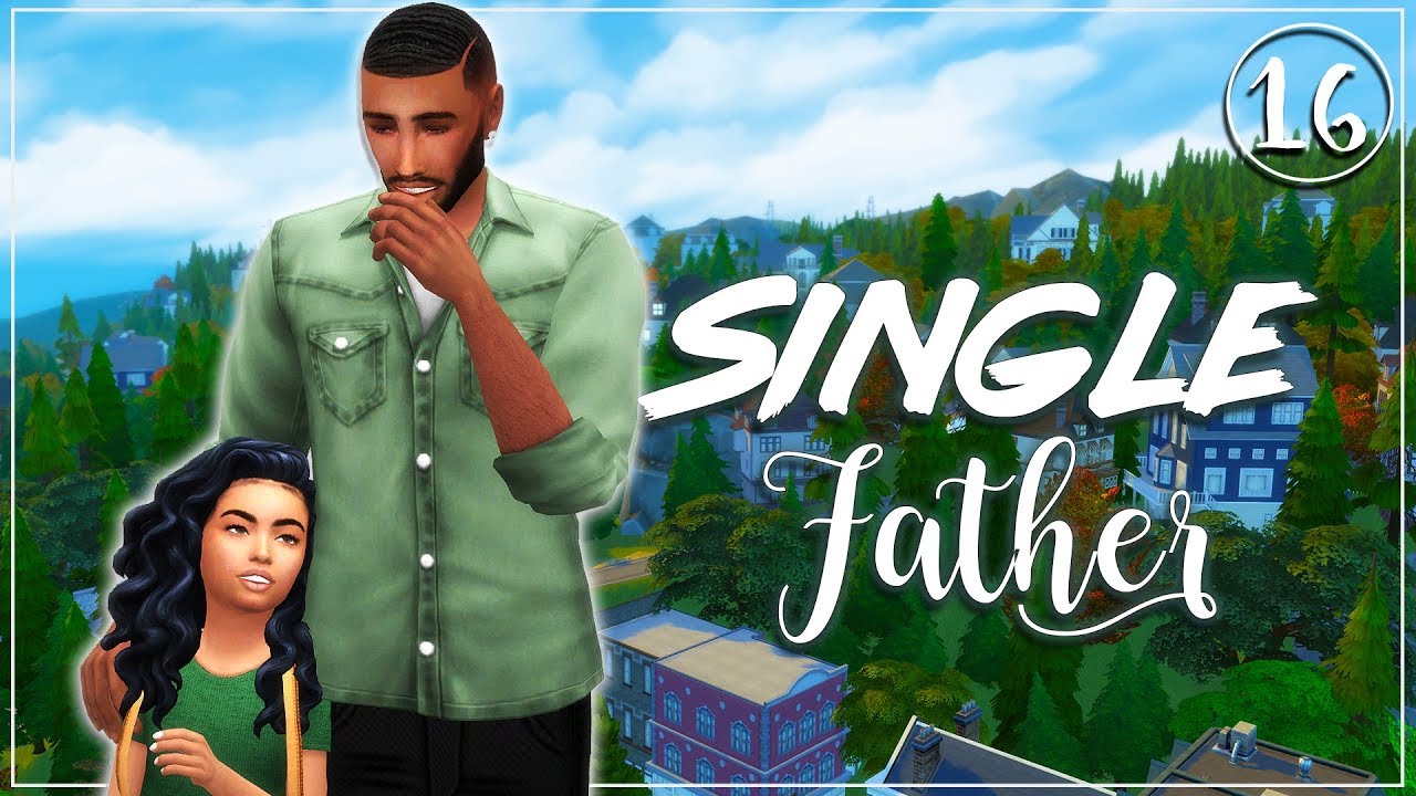 The Sims 4 | Single Father 👧🏽 #16 Christmas Tree - YouTube