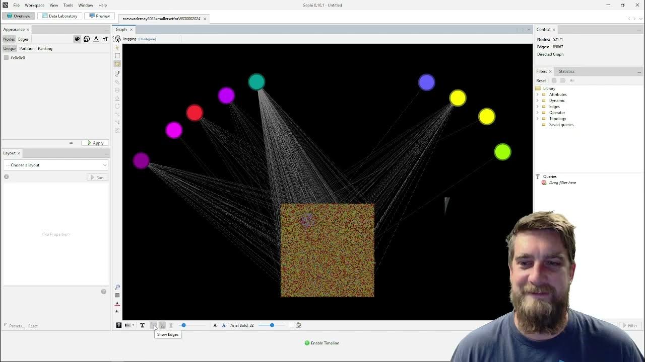 Adjusting Data Visualization - DATA ANALYTICS WITH GEPHI - YouTube