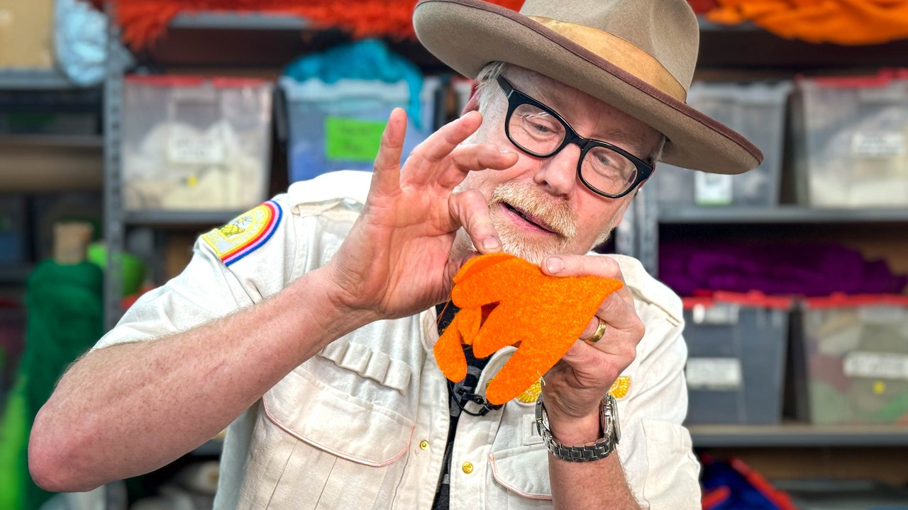 Adam Savage Learns the Infamous "Henson Stitch!" (In Support of ...