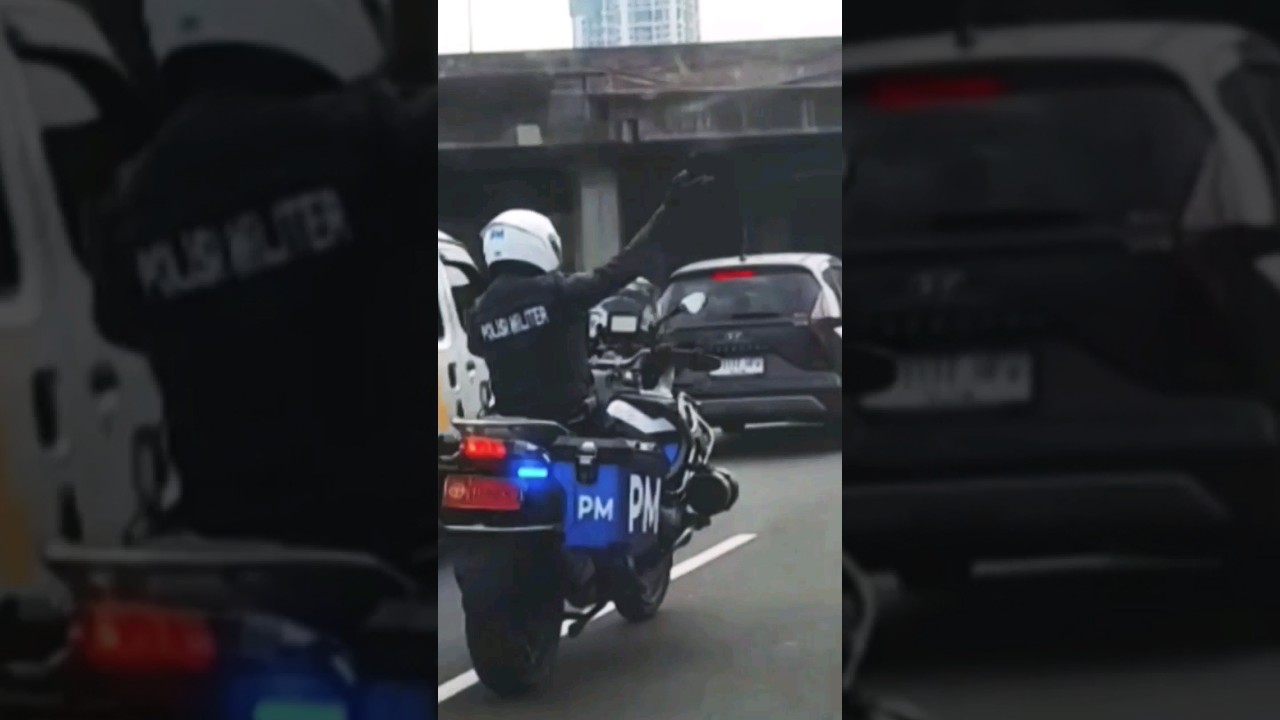Petugas Sepeda Motor Patwal PM ini Ngasih Kode Tangan Ketika Melewati ...