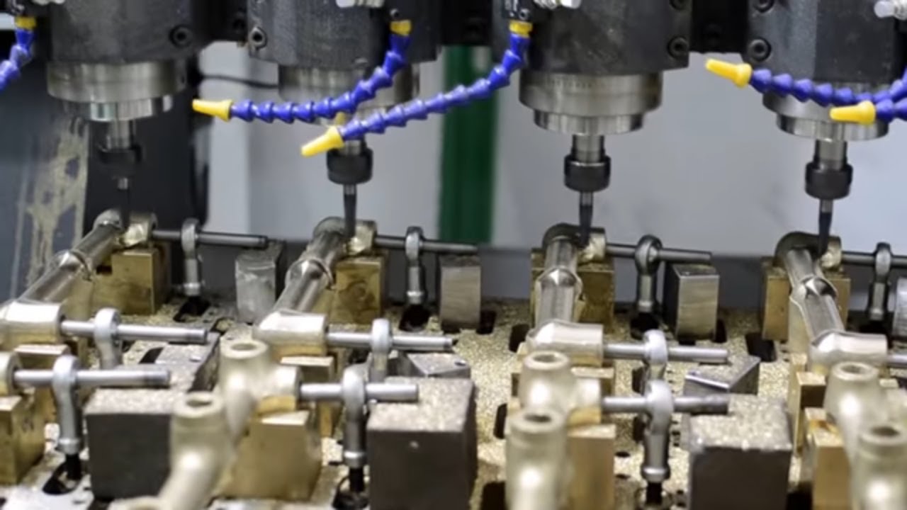 automatic faucet making machine автоматическая крановая машина CNC ...