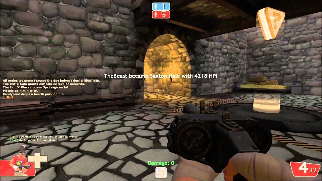 Team fortress 2 Saxton Hale (First youtube video) - YouTube