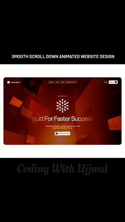 🔥 Smooth Scroll Down Animation | Elevate Your Website Design with CSS & JavaScript! - YouTube