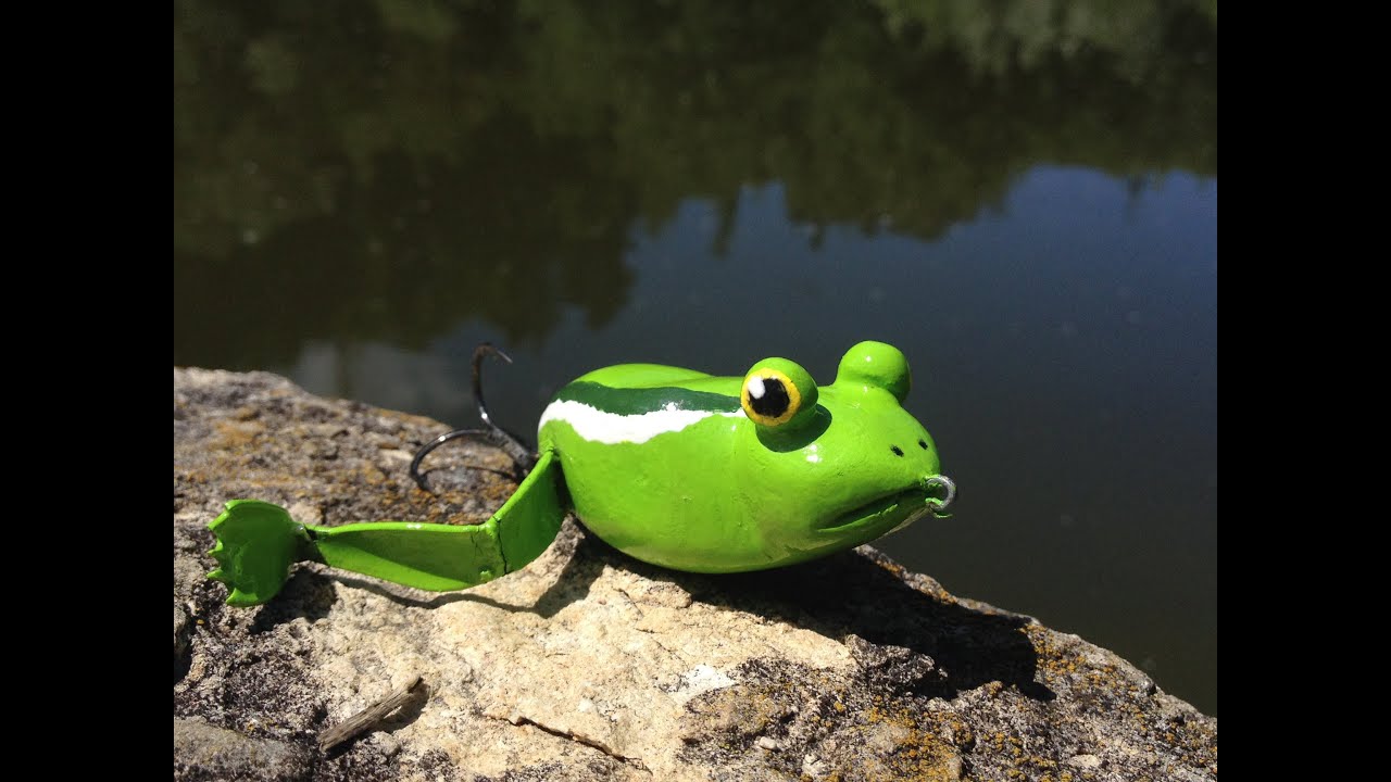 Frog top water homemade (fabrication leurre) - YouTube