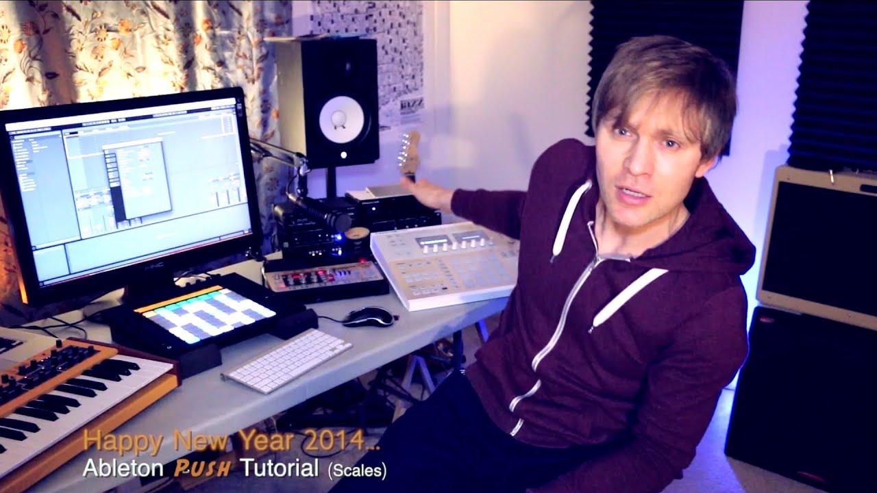 Ableton PUSH SCALE feature & News - YouTube